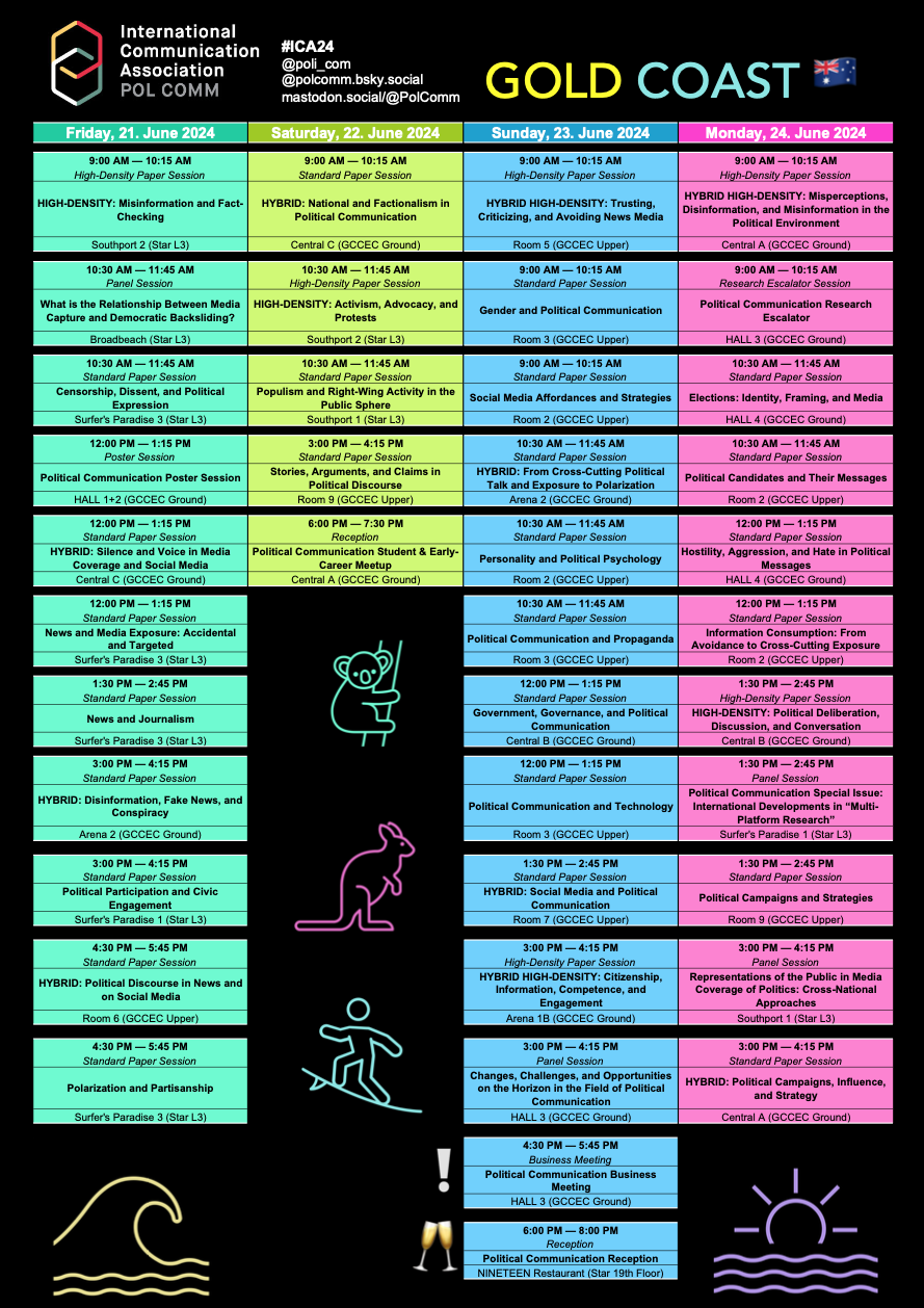 Upcoming ICA Conferences – PolComm